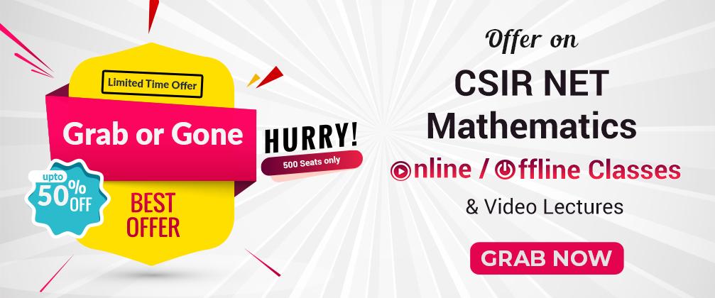 CSIR NET/JRF Mathematics Coaching | Online Live Classes | DIPS Academy