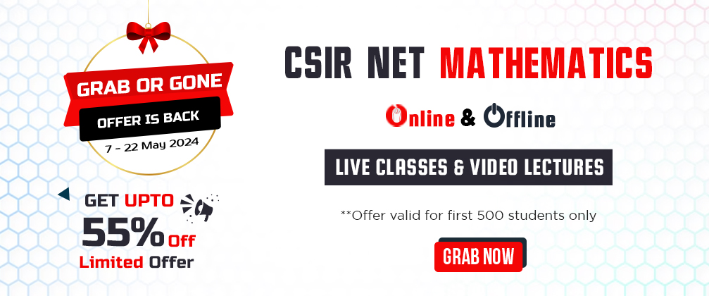CSIR NET/JRF Mathematics Coaching | Online Live Classes | DIPS Academy